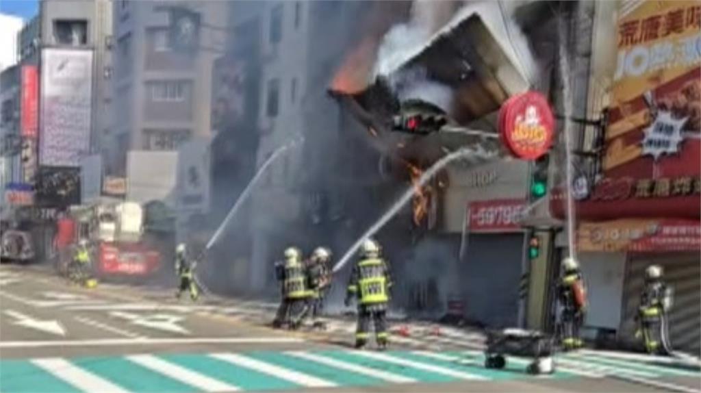 逢甲商圈傳火警！ 疑電線老舊走火 1人受困獲救